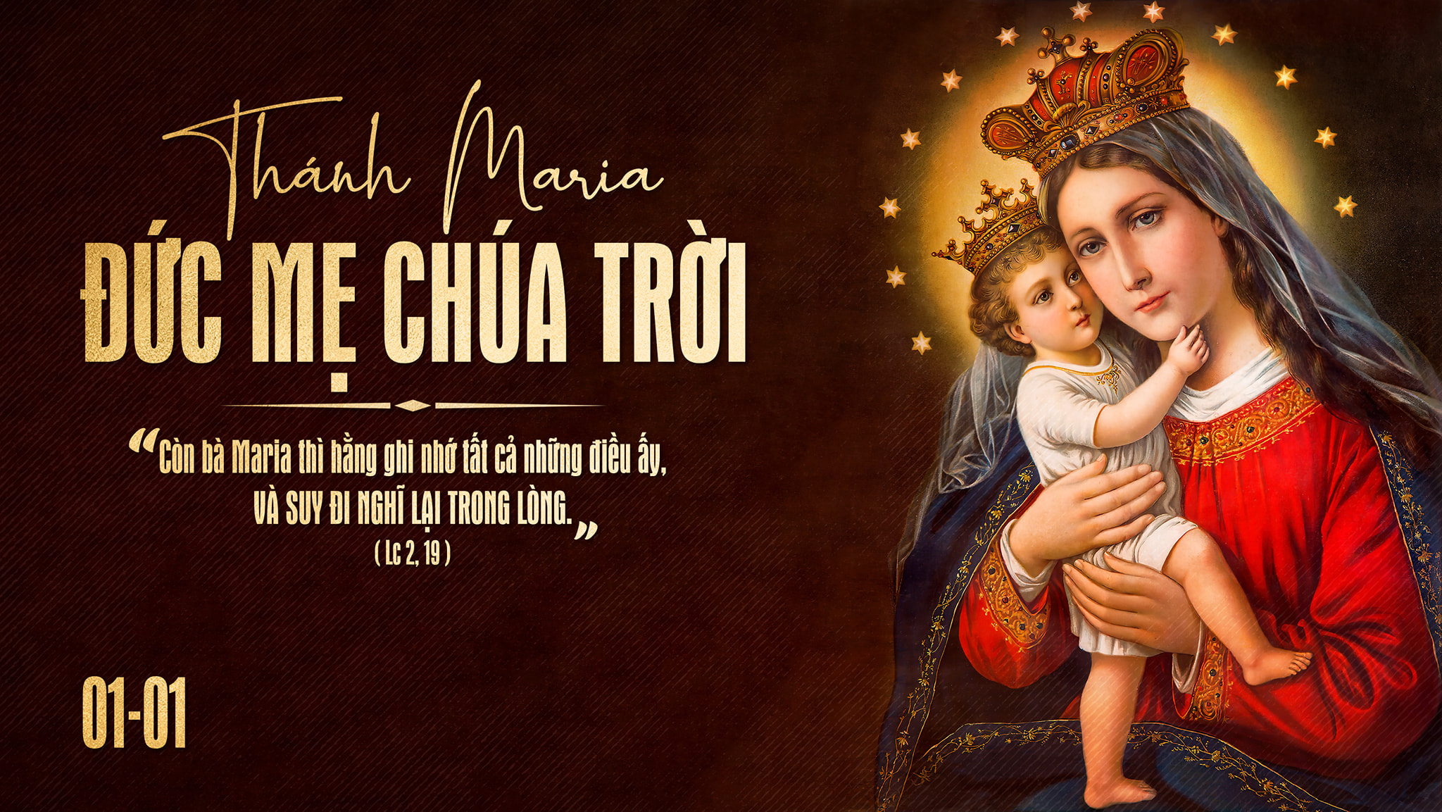 Mừng kính Đức Maria Mẹ Thiên Chúa